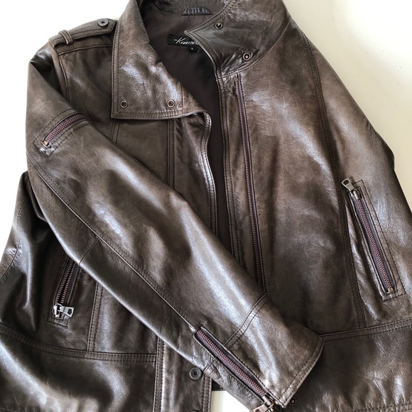 Kenneth Cole | Jackets & Coats | Kenneth Cole Genuine Leather Jacket ...